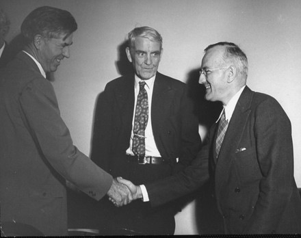 Vice Pres Henry Wallace L Shaking Editorial Stock Photo - Stock Image ...