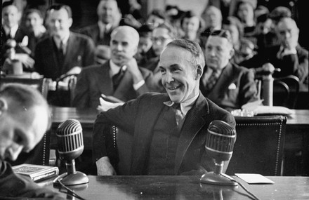 Archibald Macleish C Listening His Own Editorial Stock Photo - Stock ...