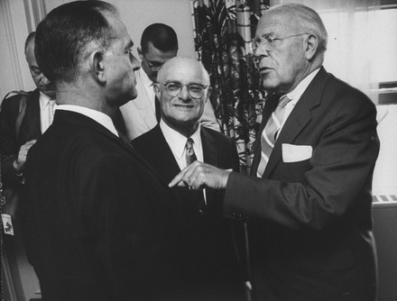 Sen J William Fulbright L Talking Editorial Stock Photo - Stock Image ...