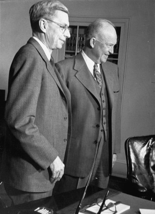 President Dwight D Eisenhower Receiving Dr Editorial Stock Photo ...