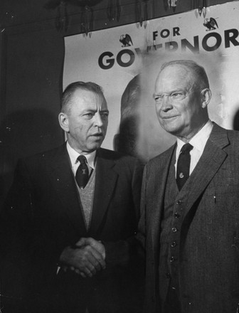 Sen Irving M Ives President Dwight Editorial Stock Photo - Stock Image ...