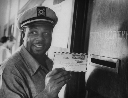 Boxer Archie Moore Sending Invitation Marcianomoore Editorial Stock ...