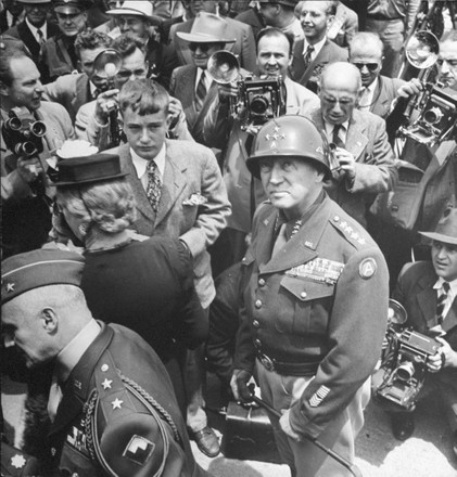 Gen George Pattons Homecoming End Wwii Editorial Stock Photo - Stock ...