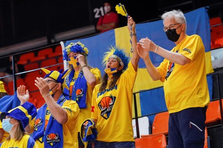 Swedish Supporters Cheer Their Team Before Editorial Stock Photo ...