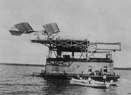 Launching Aerodrome Original Flying Machine Created Editorial Stock ...