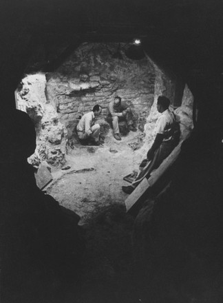 Archaeologists Dr Edwin Shook L Aubrey Editorial Stock Photo - Stock ...