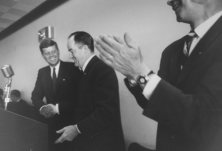 Sen John F Kennedy L Speaking Editorial Stock Photo - Stock Image ...