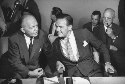 Harold E Stassen L Talking Henry Editorial Stock Photo - Stock Image ...