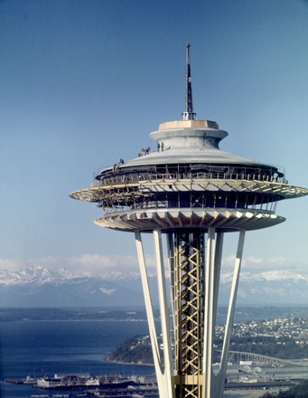 600 Foot High Space Needle Built Editorial Stock Photo - Stock Image ...