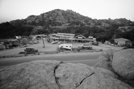 Overview Spahn Movie Ranch Los Angeles Editorial Stock Photo - Stock ...