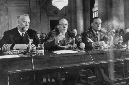 Adm Arleigh Burke 2l Gen Randolph Editorial Stock Photo - Stock Image ...