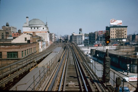 View Along Tracks Third Avenue El Editorial Stock Photo - Stock Image ...