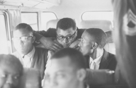 Freedom Riders Sitting Bus While Travelling Editorial Stock Photo ...