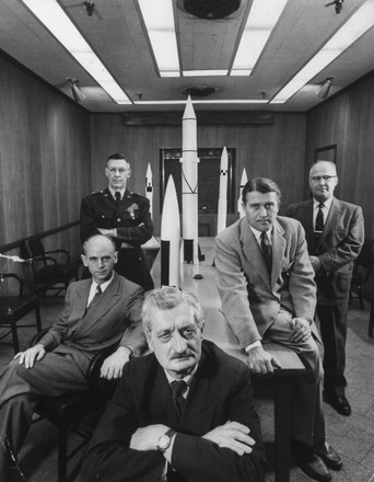 German Rocket Experts L R Foreground Editorial Stock Photo - Stock ...