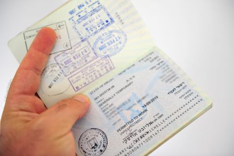 Israeli Working Visa Editorial Stock Photo - Stock Image | Shutterstock