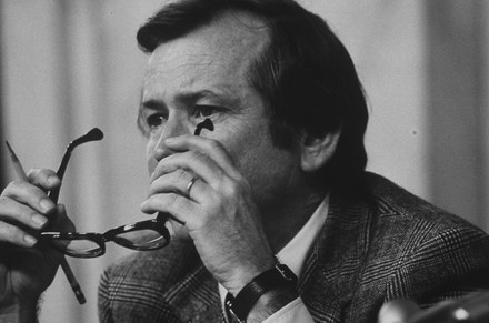 Sen Howard Baker Questioning Unseen Witness Editorial Stock Photo ...