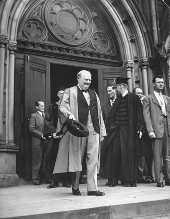 Winston Churchill C James B Conant Editorial Stock Photo - Stock Image ...