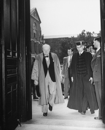 Winston Churchill L James B Conant Editorial Stock Photo - Stock Image ...