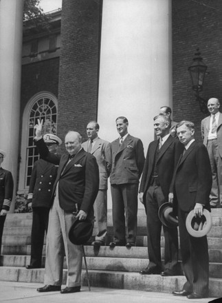 Winston Churchill L James B Conant Editorial Stock Photo - Stock Image ...