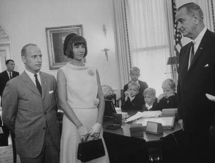 Astronaut Charles Pete Conrad L Wife Editorial Stock Photo - Stock ...