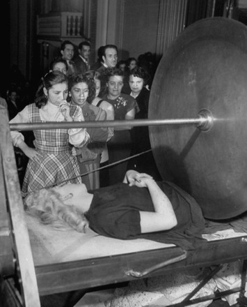 Theater Stage Act Sawing Girl Two Editorial Stock Photo - Stock Image ...