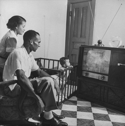 Braves Player Bill Bruton Family Watching Editorial Stock Photo - Stock ...