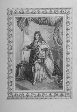 Engraving French King Louis Xiv 16381715 Editorial Stock Photo - Stock ...