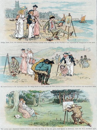 United Kingdom Circa 1901 Cartoon Series Editorial Stock Photo - Stock ...