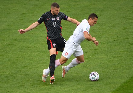 Ante Rebic L Croatia Action Against Editorial Stock Photo - Stock Image ...