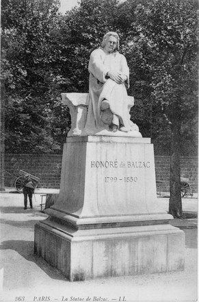 Statue French Novelist Honore De Balzac Editorial Stock Photo - Stock ...
