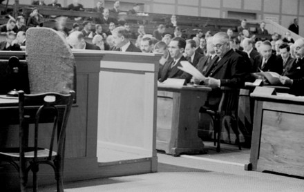 Nazi Propaganda Minister Joseph Goebbels Sitting Editorial Stock Photo ...
