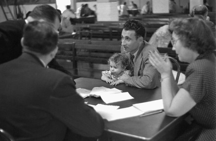 Man Holds Child While Being Interviewed Editorial Stock Photo - Stock ...