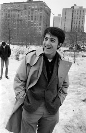 Actor Dustin Hoffman Smiling During Filming Editorial Stock Photo ...