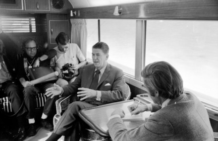 California Governor Ronald Reagan Sitting Desk Editorial Stock Photo ...