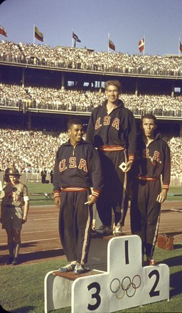 Hurdles Winners Josh Culbreath Bronze Glenn Editorial Stock Photo ...
