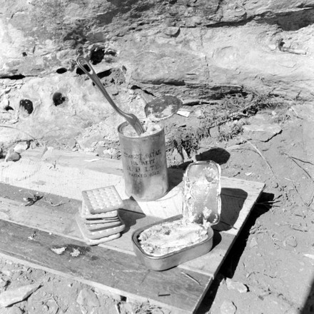 American Military Crations Front El Guettar Editorial Stock Photo ...