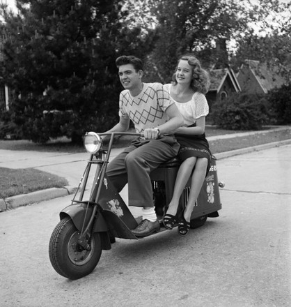 Teenage Boy Girl Taking Ride On Editorial Stock Photo - Stock Image ...