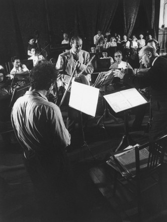 Pablo Casals Conducting Orchestra Rehearsal Bach Editorial Stock Photo ...