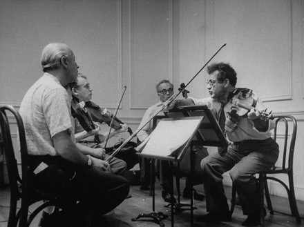Lr Violinist Joseph Roisman Violist Boris Editorial Stock Photo - Stock ...