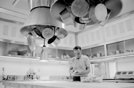 Singer Frank Sinatra Having Sandwich Kitchen Editorial Stock Photo ...
