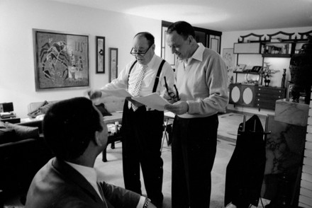 Singer Frank Sinatra Comedian Joe E Editorial Stock Photo - Stock Image ...