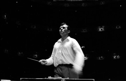 Picture French Conductor George Pretre Conducting Editorial Stock Photo ...