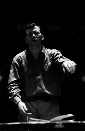 Picture French Conductor George Pretre Conducting Editorial Stock Photo ...