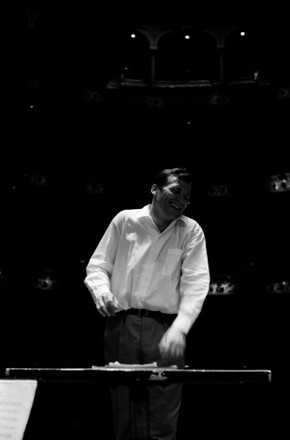 Picture French Conductor George Pretre Conducting Editorial Stock Photo ...