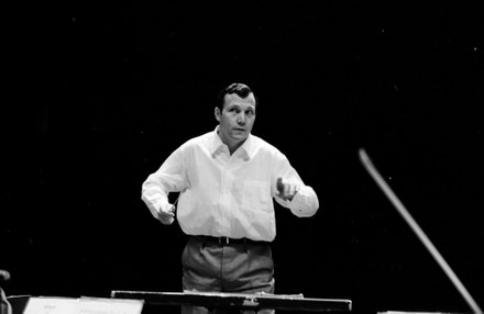 Picture French Conductor George Pretre Conducting Editorial Stock Photo ...