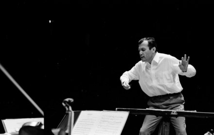 Picture French Conductor George Pretre Conducting Editorial Stock Photo ...
