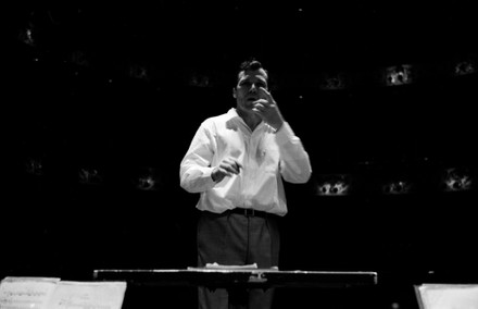 Picture French Conductor George Pretre Conducting Editorial Stock Photo ...