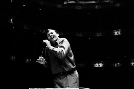 Picture French Conductor George Pretre Conducting Editorial Stock Photo ...