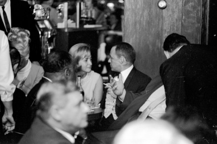 Singer Frank Sinatra Sitting His Bodyguard Editorial Stock Photo ...