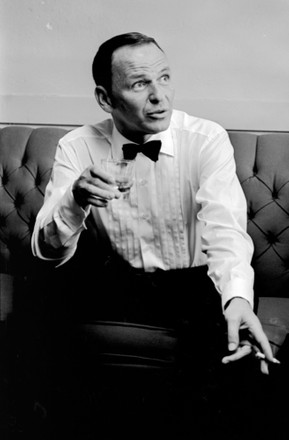 Singer Frank Sinatra Sitting On Couch Editorial Stock Photo - Stock ...